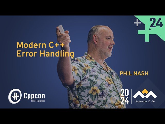 Free Video: Modern C++ Error Handling from CppCon | Class Central