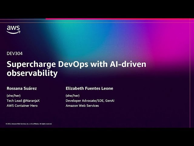 Free Video: Supercharge DevOps with AI-Driven Observability from AWS Events | Class Central