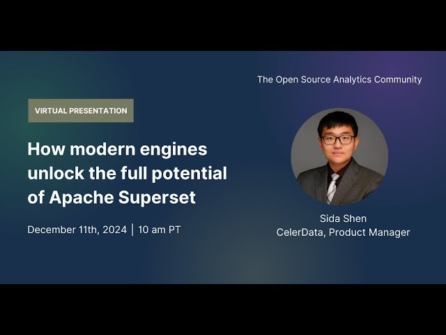 Free Video: How Modern Engines Unlock the Full Potential of Apache Superset - Interactive BI ...