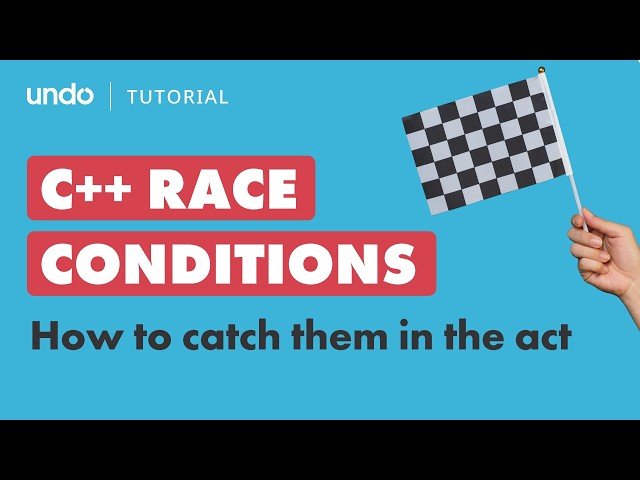 Free Video: Debugging Race Conditions in C++ and C Programming with ThreadSanitizer (TSan) from ...