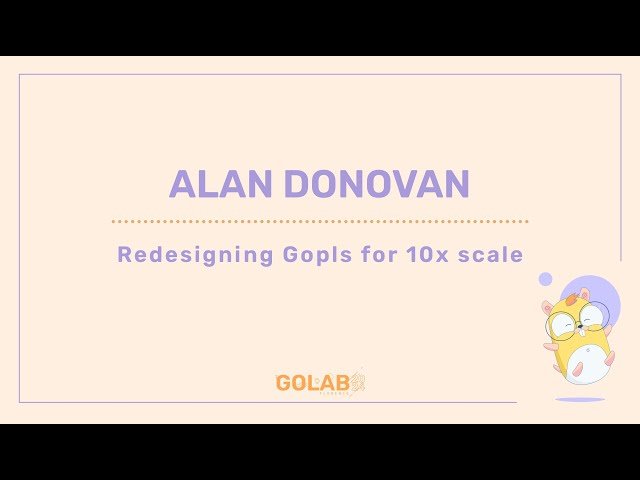 Free Video: Redesigning Gopls for 10x Scale - Improving IDE Performance and Memory Usage from ...