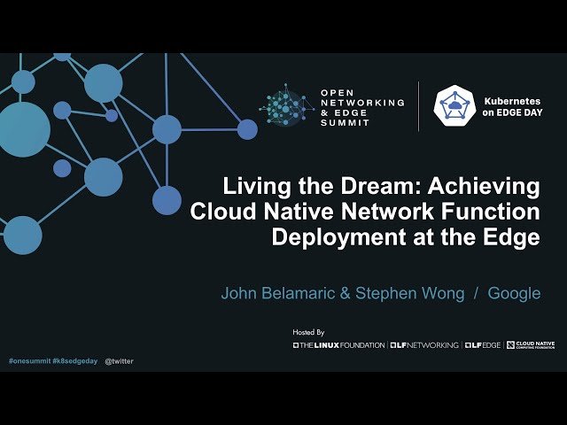 Free Video: Living the Dream - Achieving Cloud Native Network Function ...