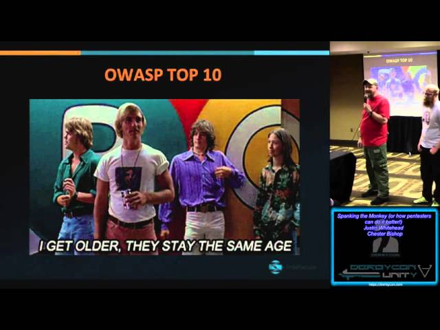 Conference Talks Talk The 3 Way Spanking The Monkey Or How Pentesters
