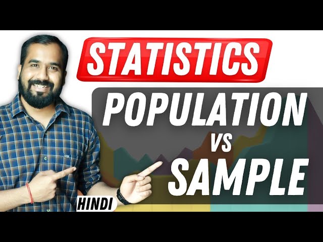 Free Video: Population vs Sample in Statistics for Data Science from 5 ...