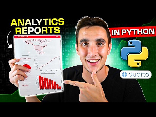 Free Video: Generating Analytics Reports in Python with Quarto - PDF Creation Tutorial from ...