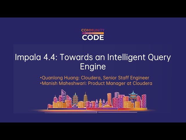Free Video: Towards an Intelligent Query Engine - Impala 4.4 from The ...