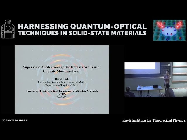 Free Video: Detecting Micromotion in Periodically Driven Correlated Systems from Kavli Institute ...