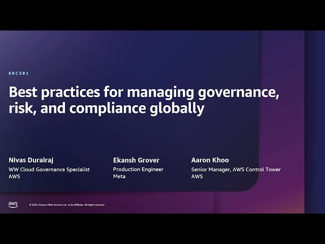 Free Video: Best Practices for Managing Governance, Risk, and ...
