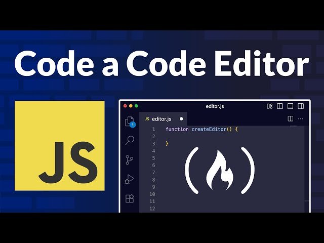 Free Video: Code Your Own Code Editor - JavaScript, HTML, CSS Tutorial from freeCodeCamp | Class ...