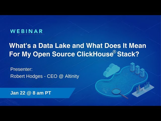 Free Video: Data Lakes and ClickHouse Integration - Understanding Open Table Formats and Real ...
