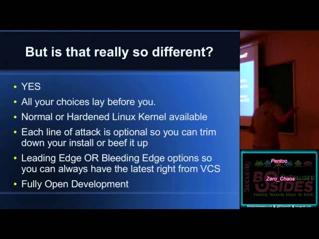 Conference Talks Talk: Pentoo Zero Chaos from YouTube | Class Central