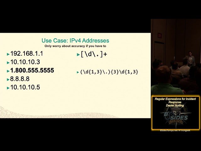 Conference Talks Talk: RegEx for Incident Response from YouTube | Class Central