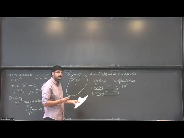 Free Video: Explicit Codes Approaching the Generalized Singleton Bound Using Expanders from ...