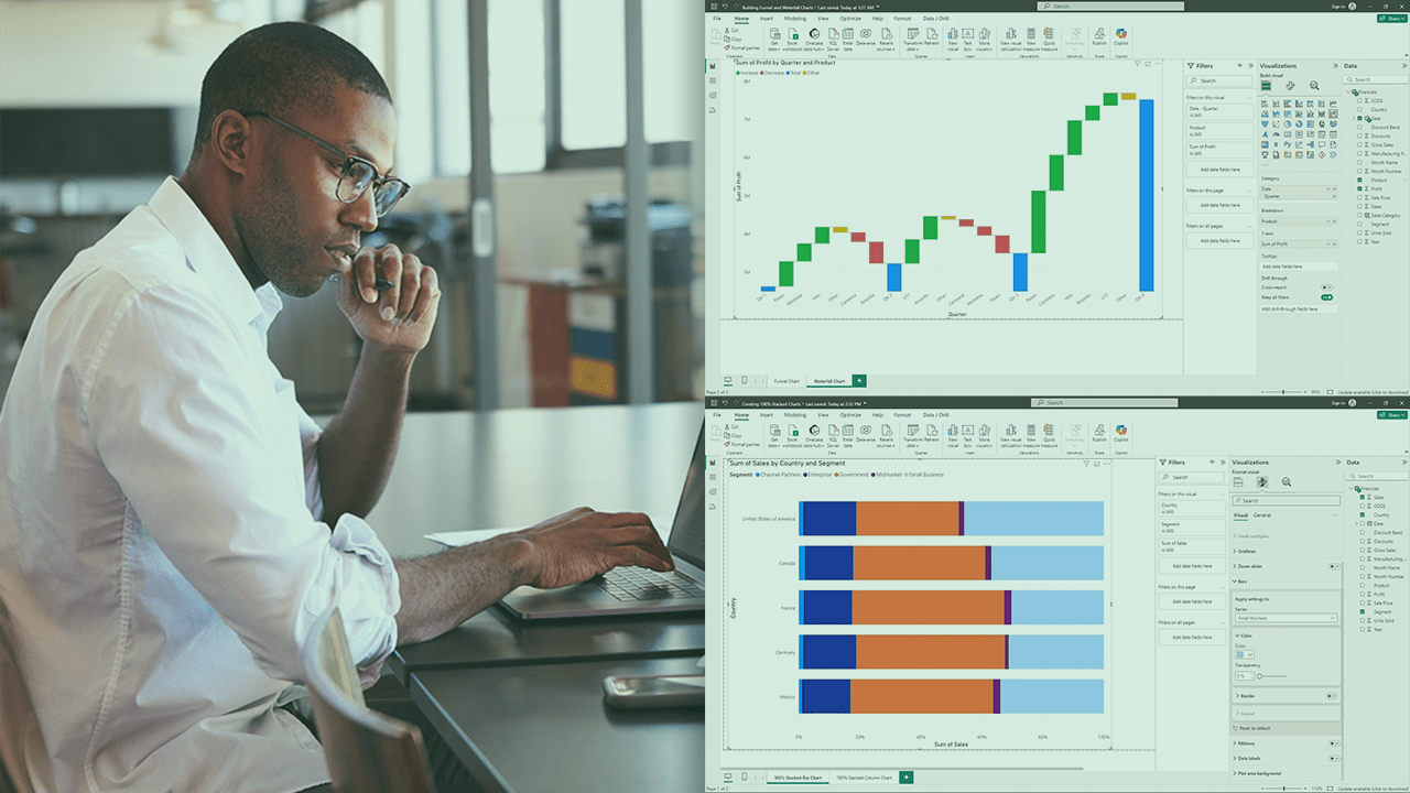 Online Course: Work with Additional Report Elements in Power BI from Pluralsight | Class Central