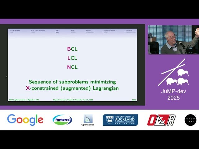Free Video: GPU Implementation of Algorithm NCL for Constrained Optimization from The Julia ...