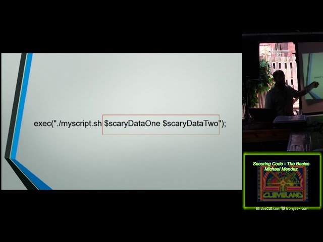 Conference Talks Talk: Securing Code - The Basics from YouTube | Class ...
