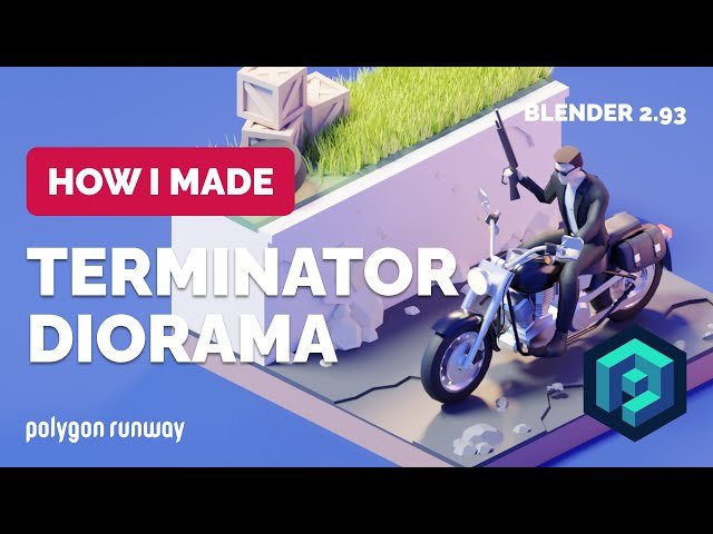 Free Video: Terminator Bike Scene in Blender - 3D Modeling Process from ...