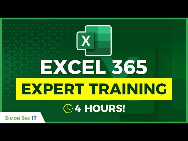 Free Video: Microsoft Excel 365 Intermediate Training - 4-Hour Tutorial from Simon Sez IT ...
