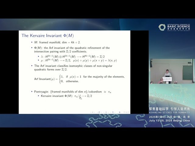 Free Video: Stable Homotopy Groups of Spheres and the Kervaire Invariant Problem from BIMSA ...