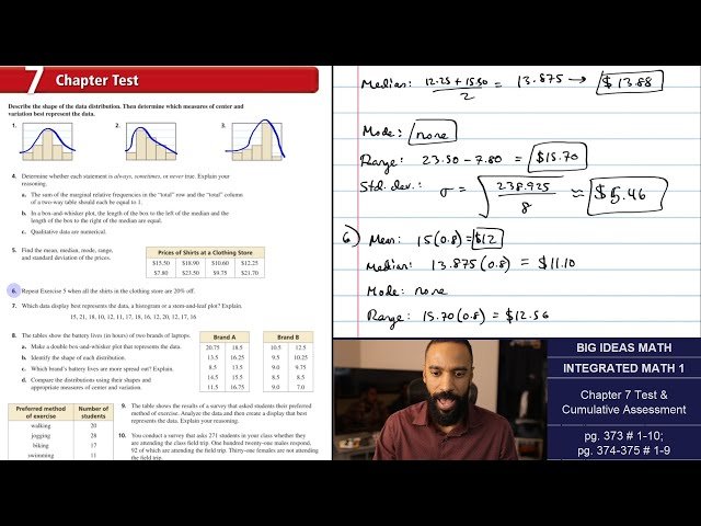 Free Video: Statistics and Assessment Problems - Big Ideas Math ...