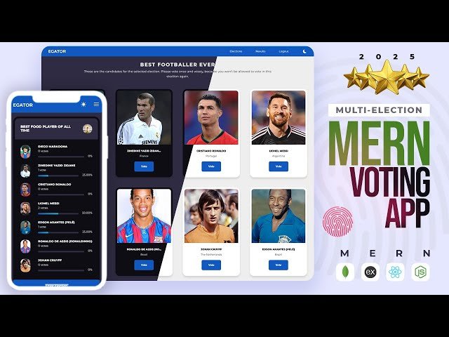 Free Video: Build & Deploy a Multi Election Voting App using MongoDB Express React Node JS from ...