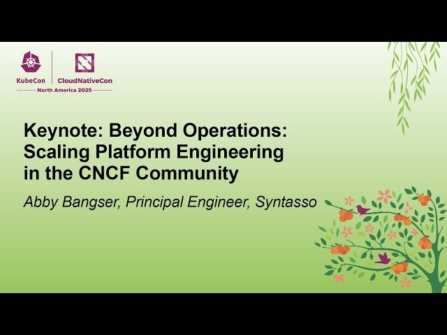Free Video: Beyond Operations - Scaling Platform Engineering in the CNCF Community from CNCF ...