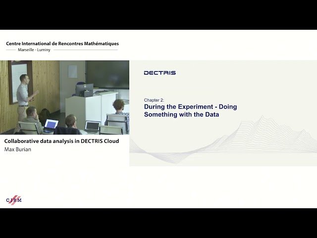 Free Video: Collaborative Data Analysis in DECTRIS Cloud from Centre International de Rencontres ...