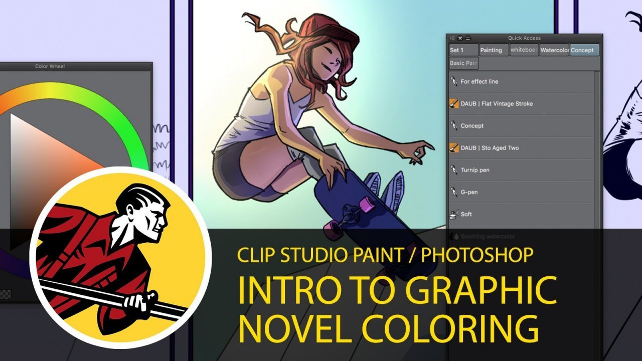 Online Course: Intro to Graphic Novel Coloring from Skillshare | Class ...