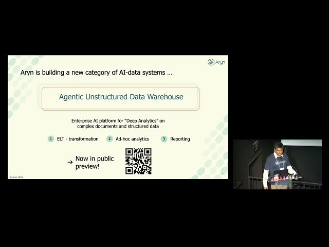 Free Video: Beyond RAG - From Search to Analytics on Unstructured Data with Aryn from OpenSource ...