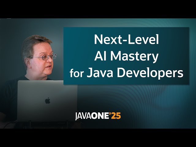 Free Video: Next-Level AI Mastery for Java Developers - AI 202 from Java | Class Central