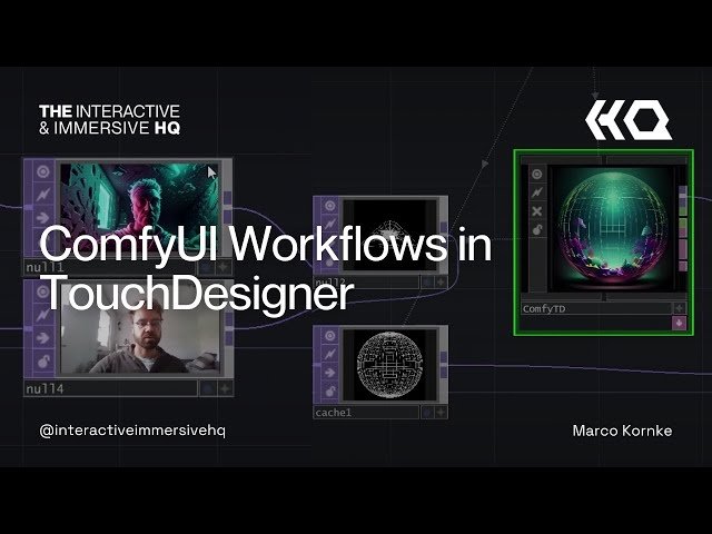 Free Video: ComfyUI Workflows in TouchDesigner - Tutorial 220 from The Interactive & Immersive ...