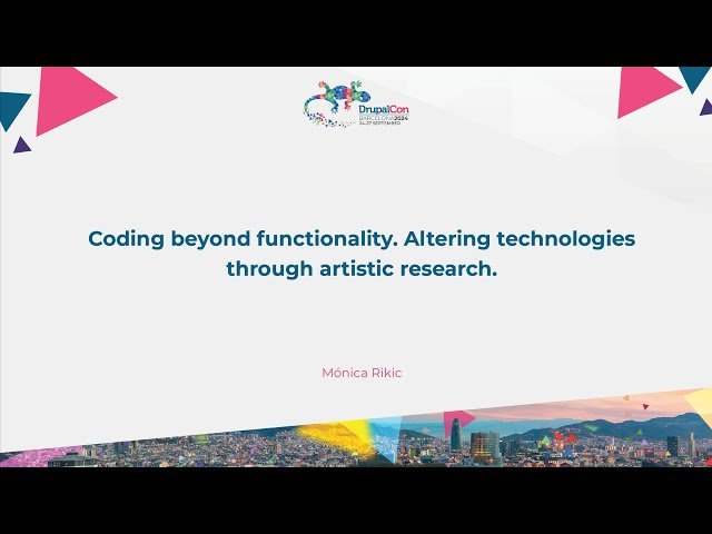Free Video: Coding Beyond Functionality - Altering Technologies Through Artistic Research from ...