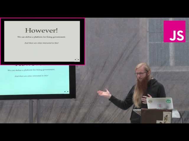 JSConf Talk: Government.js - Building the JavaScript Party from JSConf | Class Central