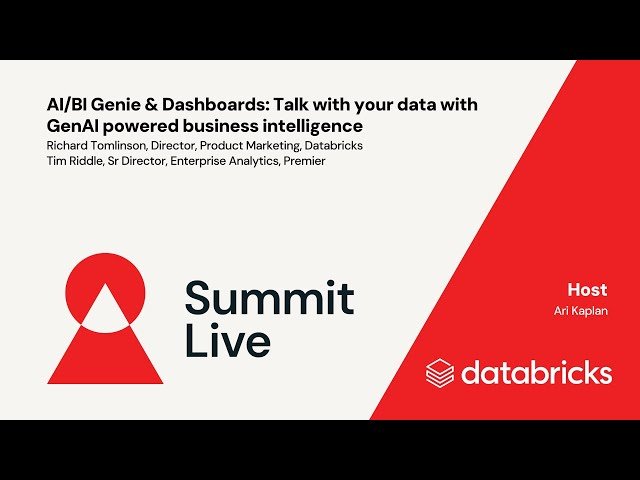 Free Video: AI/BI Genie and Dashboards - Talk With Your Data With GenAI Powered Business ...
