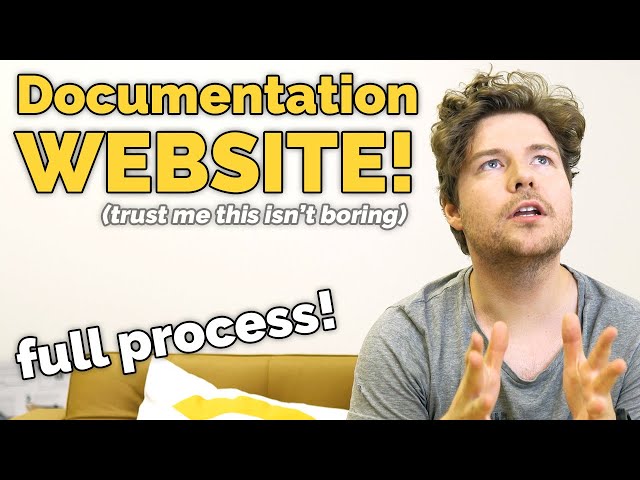 Free Video Creating A Documentation Website For A Game Engine From The Cherno Class Central