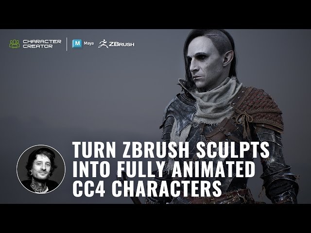 Free Video: How to Create a Game Character - From Original ZBrush Model ...
