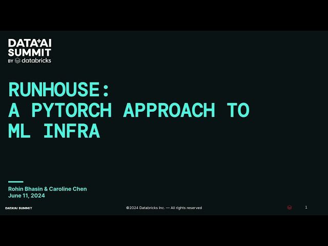 Free Video: A PyTorch Approach to ML Infrastructure from Databricks | Class Central