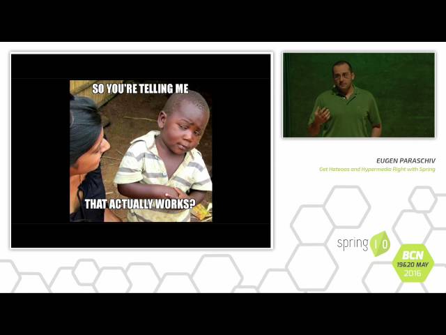 Spring IO Talk: Get HATEOAS and Hypermedia Right with Spring from Spring I/O | Class Central