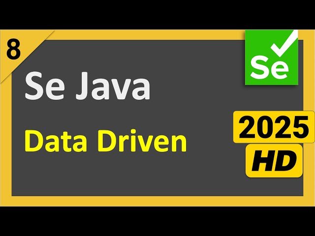 Free Video Data Driven Testing With Selenium Using Excel From 0972