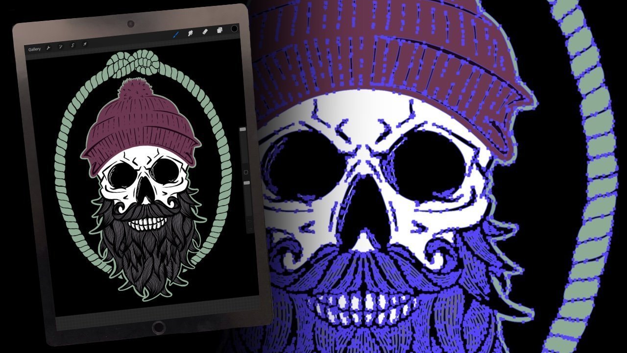 Online Course: Procreate to Vector: Two Quick Ways To Vectorize Your ...