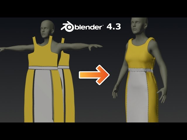 Free Video: Easy Dress Simulation Tutorial in Blender from PIXXO 3D | Class Central
