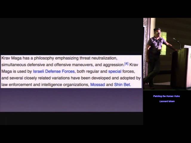 Conference Talks Talk: Patching the Human Vulns from YouTube | Class ...