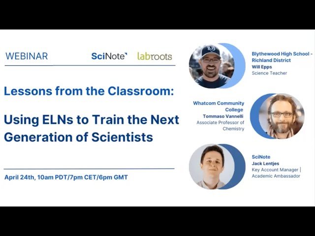 Free Video: Lessons from the Classroom - Using ELNs to Train the Next Generation of Scientists ...