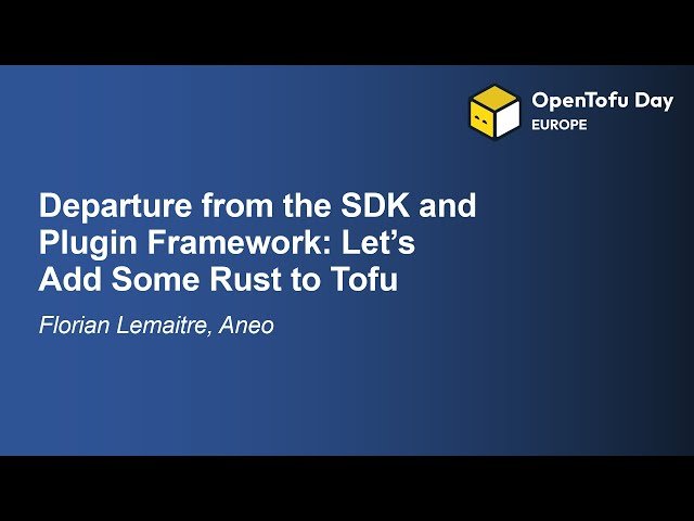 Free Video: Departure from the SDK and Plugin Framework - Adding Rust ...