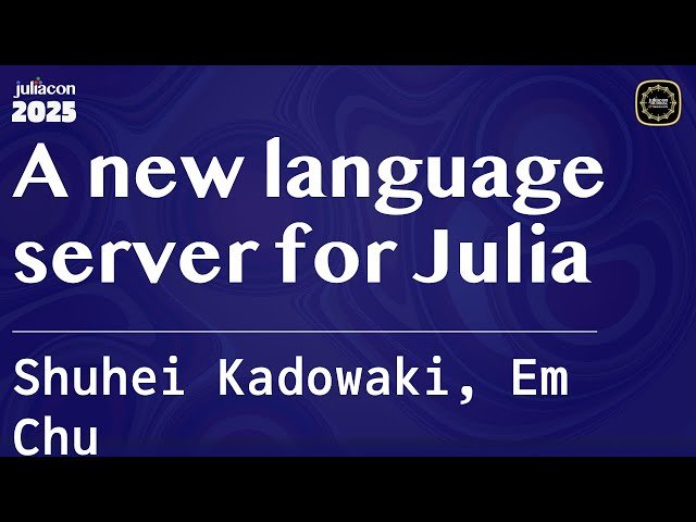 Free Video: A New Language Server for Julia - JETLS from The Julia Programming Language | Class ...