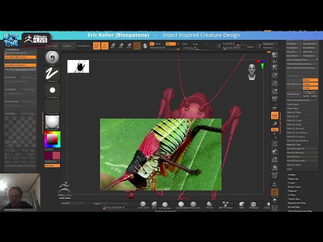 Free Video: Insect Inspired Creature Design from Pixologic ZBrush | Class Central