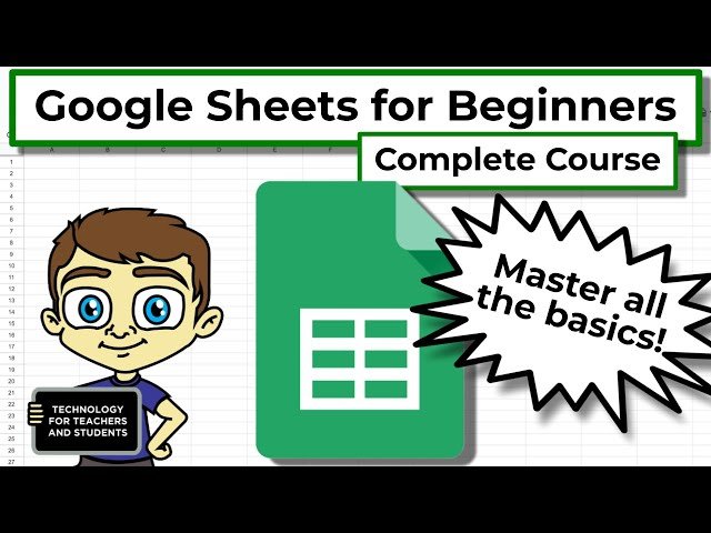 Free Video: Google Sheets for Beginners - The Complete Course from ...