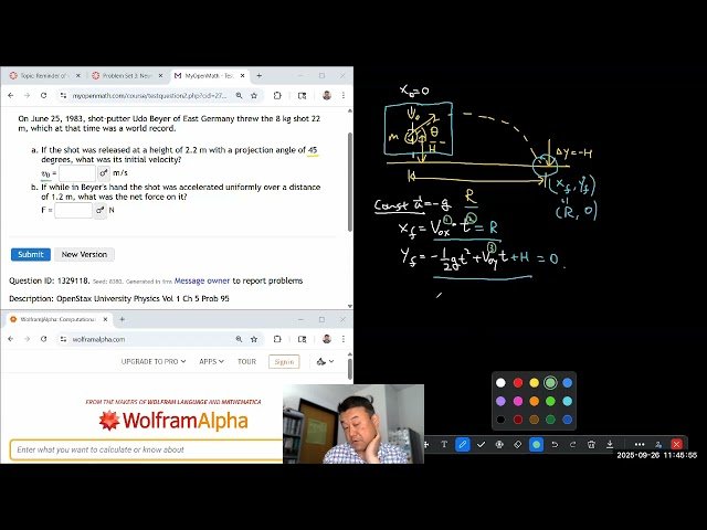 Free Video: Physics 4A - OpenStax University Physics Vol 1 Chapter 5 Problem 95 from CoA Physics ...