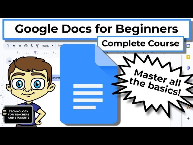 Free Video: Google Docs for Beginners - The Complete Course from Technology for Teachers and ...