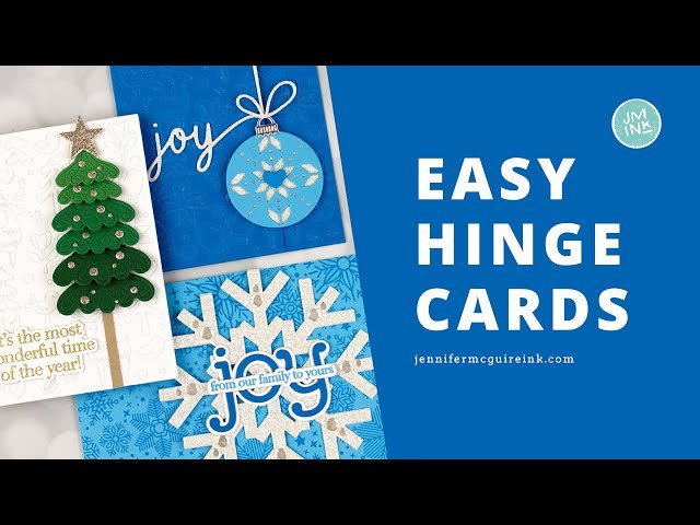 Free Video: Easy Hinge Cards Tutorial from Jennifer McGuire Ink | Class Central